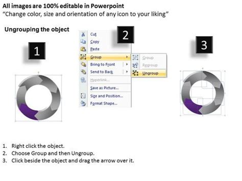 Ppt Plot Diagram Powerpoint Shaped Curved Arrows 2010 Multisteps Templates