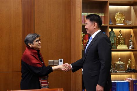 Монгол Улсын Ерөнхийлөгч У Хүрэлсүхэд НҮБ ын Орлогч Ерөнхий нарийн