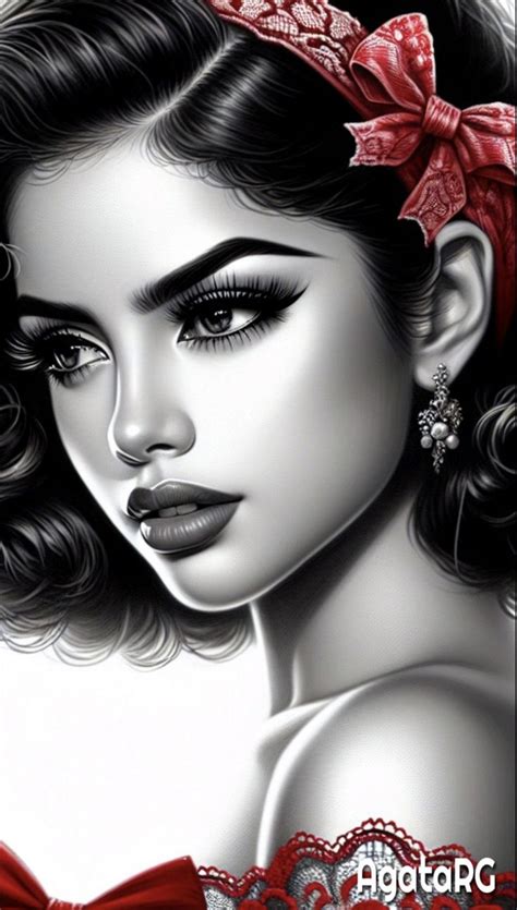 Black And White Beauty Art Black And White Women Art Black And White
