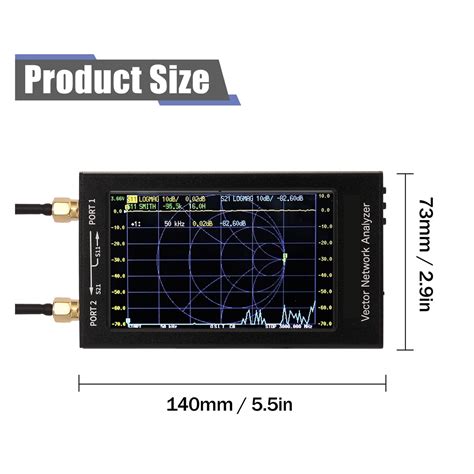 Vna F V2 Lcd Display Vector Network Analyzer 43 Inch Ips Spectrum