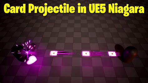 Card Projectile in UE5 Niagara Tutorial - CGHOW | Ashif Ali