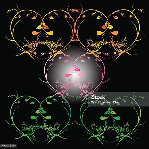 추상적임 플로럴 배경 2015년에 대한 스톡 벡터 아트 및 기타 이미지 2015년 귀여운 꽃 식물 Istock