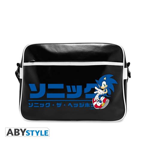 Sonic Messenger Bag Japanese Logo Vinyl