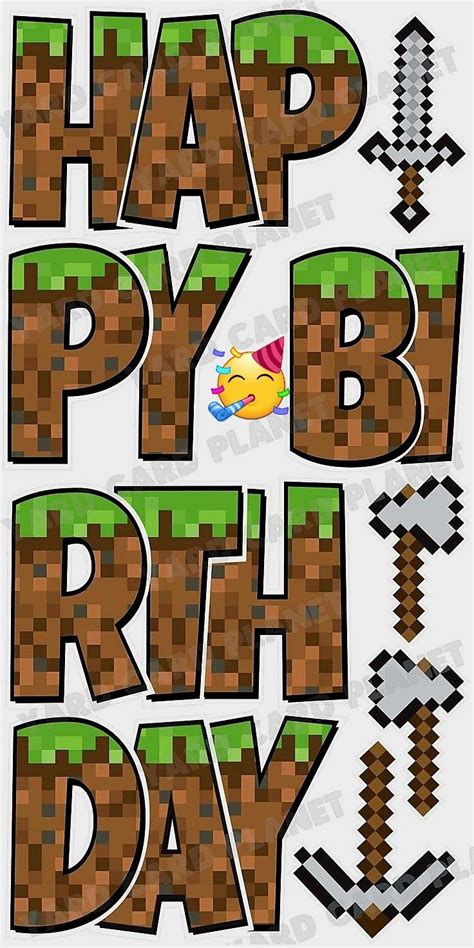 11 Best Free Minecraft Printable Letters Artofit
