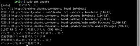 Ubuntu 2004 Serverでの Apt Upgrade が遅い。 The Modern Stone Age