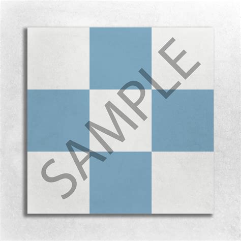 Handmade Encaustic Cement Tile Pattern Design Damier 04 Encaustic