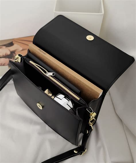 특가당일발송 7col 데일리 공간분리 플레인 하객룩 스퀘어백 바게뜨 직장인 핸드백 꾸안꾸 여성 포인트 스트랩 크로스백 Mo1956 에이블리