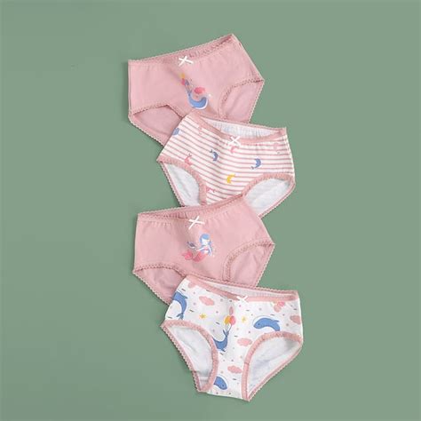 Ropa Interior Para Niñas De Algodón Para Bebés De Clase A De Verano