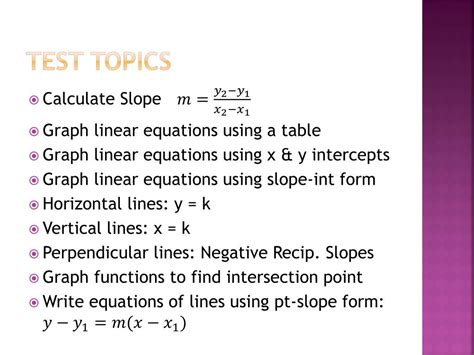 Ppt Unit 3 Review Linear Functions Powerpoint Presentation Free