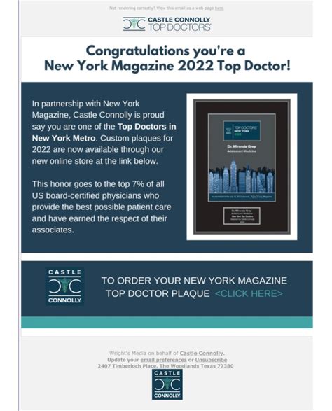 Topdoctor Newyorkmagazine Ophthalmology Givingback Castleconnolly