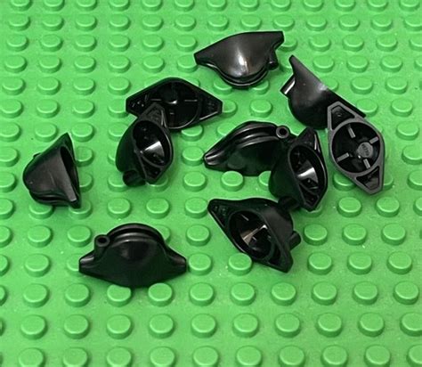 Lego 10 Pieces Black Bicorne Hat Admirals Pirate Mini Figures
