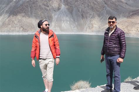 Amin Front Of Satpara Lake Skardu Facebook