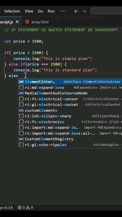 If Statement Vs Switch Statement Javascript Coding