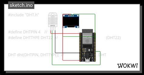 Dht Oled Wokwi Esp32 Stm32 Arduino Simulator
