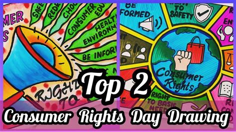 World Consumer Rights Day Drawingconsumer Rights Day Poster World
