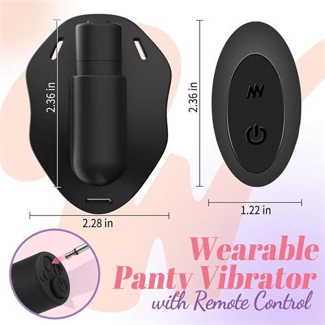 Thong Wearable Panty Vibrator With Dual Clit Stimulation Remote