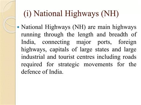 Classification Of Roads And Road Patterns Pptx
