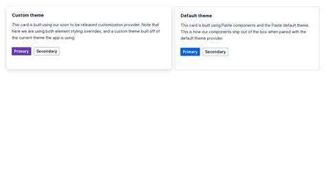 customization example codesandbox