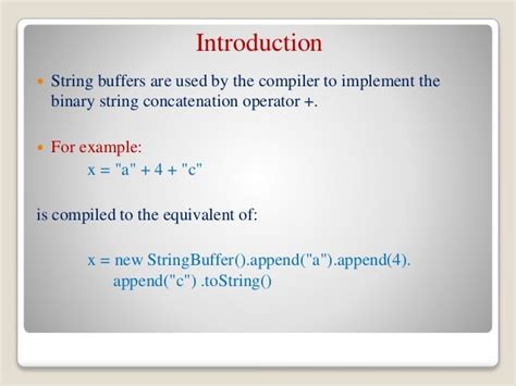 L14 String Handlingstring Buffer Class