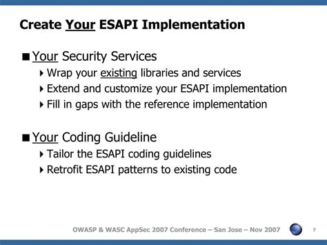 Ppt The Owasp Enterprise Security Api Powerpoint Presentation Free