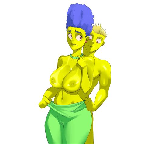 Rule 34 Atomiccreep Bart Simpson Blonde Hair Blue Hair Breasts