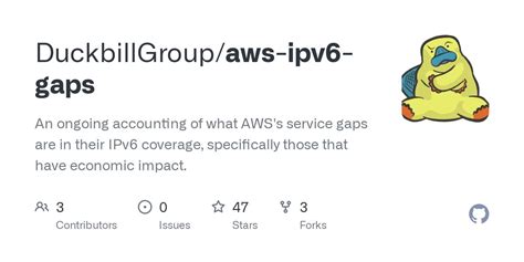 Chris Short On Linkedin Github Duckbillgroupaws Ipv6 Gaps An Ongoing Accounting Of What Awss