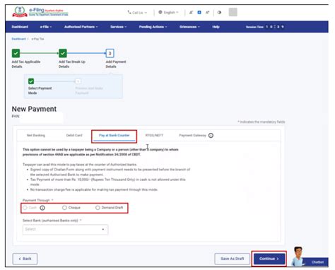 How To Generate Challan Form User Manual Income Tax Department