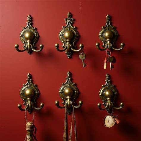 Free Elegant Brass Hooks Photo Brass Hooks Antique Download At Stockcake