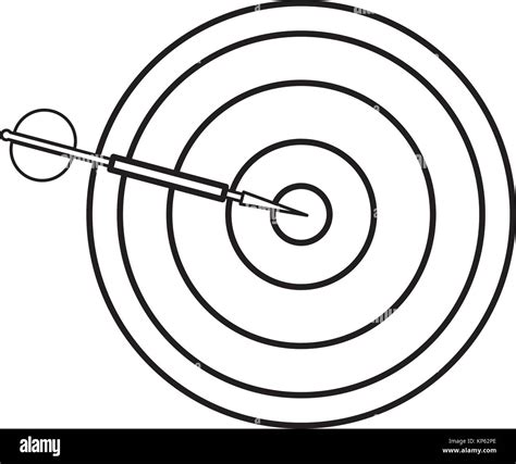 Isolated Dartboard Design Stock Vector Image And Art Alamy