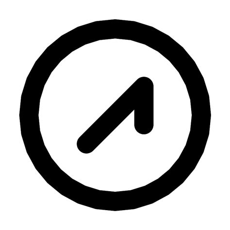 Arrow Circle Up Right Vector SVG Icon SVG Repo