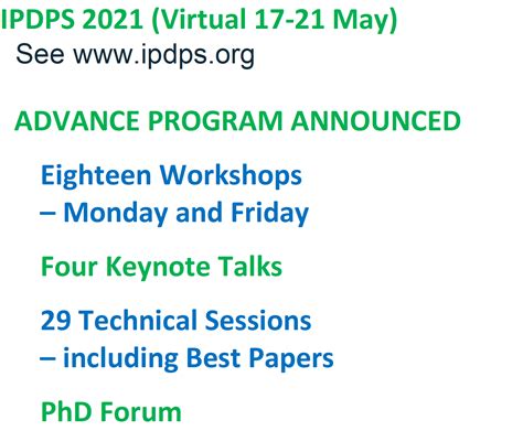 Ieee International Parallel And Distributed Processing Symposium Ipdps