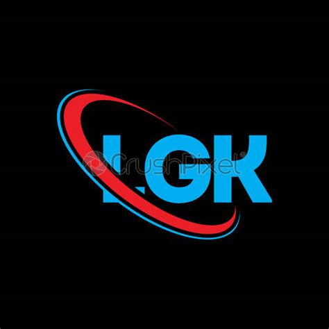 Lgk Logo Lgk Letter Lgk Letter Logo Design Initiales Logo Vecteur