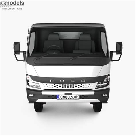 Mitsubishi Fuso Canter Wide Single Cab Chassis Truck 2025 3d Model