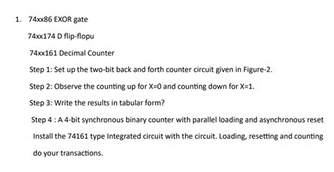 Solved Xx EXOR Gate Xx D Flip Flopu X Decimal Chegg Com
