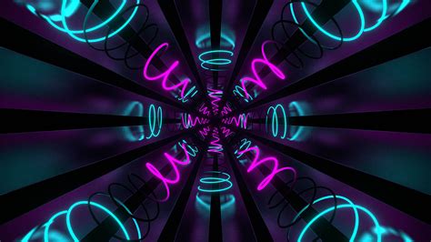 Cyan And Pink Neon Spirals Tunnel Background Vj Loop In 4k 46810789 Stock Video At Vecteezy