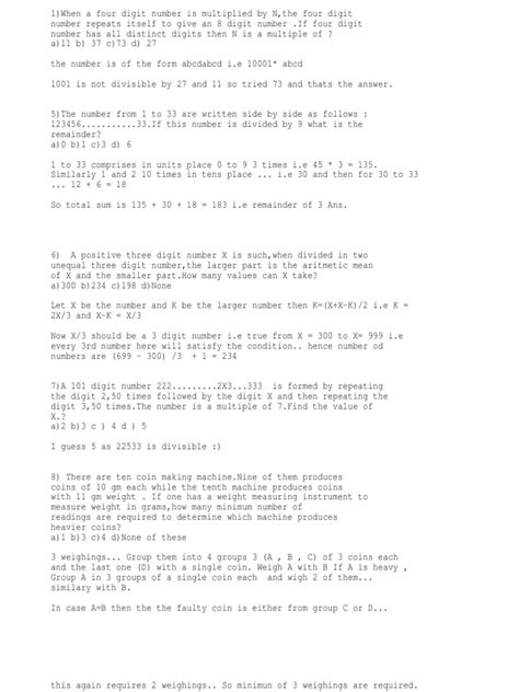 Maths Pdf Integer Natural Number