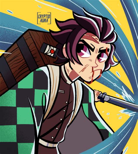 Demon Slayer Tanjiro Fanart By Me Rfanart