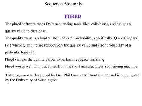 Sequence Assembly Pptx