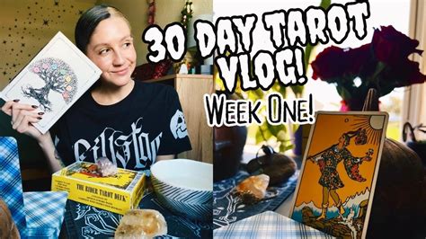 30 Day Tarot Challenge Begins 🔮 Week 1 My Daily Card Pulls Journaling And Witchy Rants 🖤 Youtube