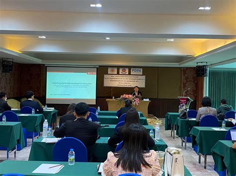 บรรยายกาศการอบรม หลักสูตรฝึกอบรมเชิงปฏิบัติ “การจัดทําแนวปฏิบัติการคุ้มครองข้อมูลข่าวสารส่วน