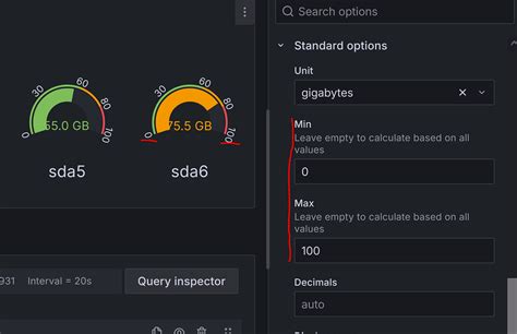 How To Set Max Value Of Gauge Panel By Using Query Dashboards Grafana Labs Community Forums