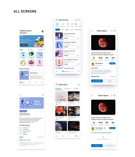 Revolutionizing Education Thro Interactive App Design On Behance