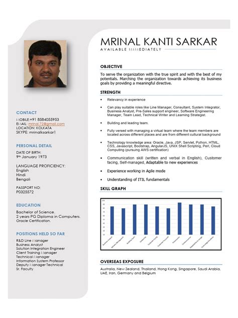 Mrinals Resume Pdf Pdf Java Programming Language Scripting