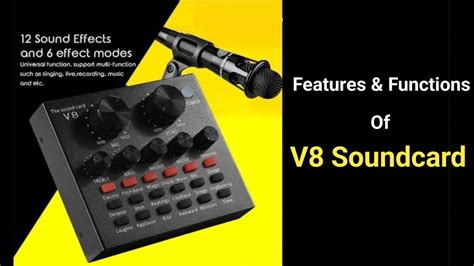 How V8 Sound Card Works At Michael Goodwin Blog