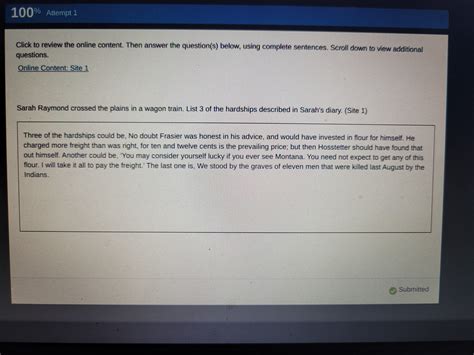 click to review the online content then answer the question s below