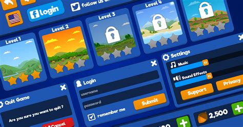 rounded ui pack 2d icons unity asset store