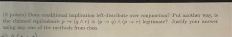 8 Points Does Conditional Implication