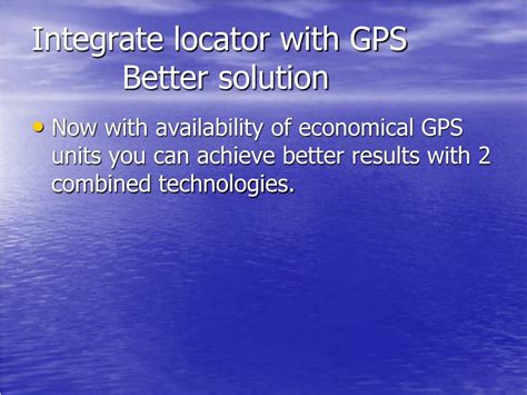 Ppt Integration Of Locator And Gps Technology Powerpoint Presentation