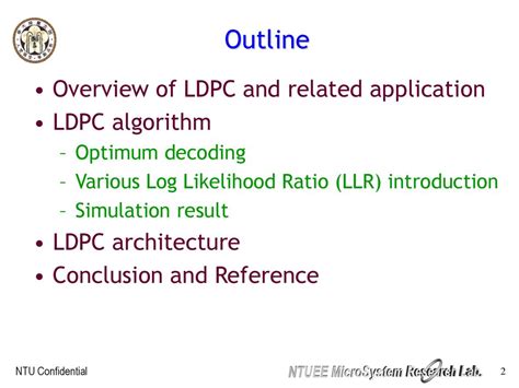 progress report of ldpc codes ppt download