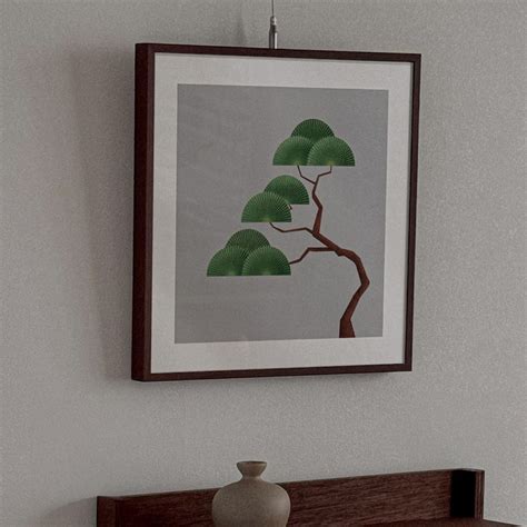 그림·사진 송영 행운을 담은 풍수 갤러리 현관 인테리어 소나무 그림 오늘의집 쇼핑